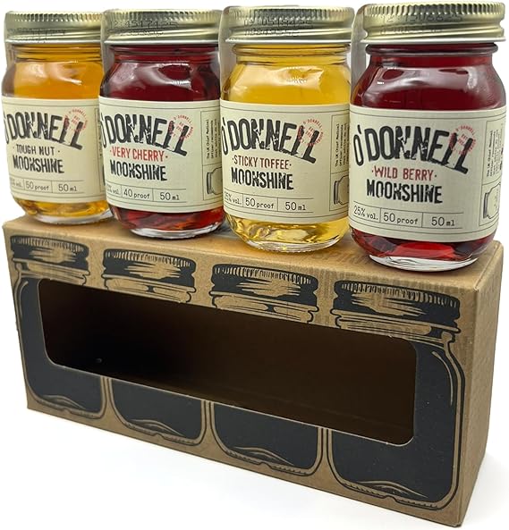 O'Donnell Moonshine Mini Liqueur Gift Set "Classics" | 4 x 50ml ...