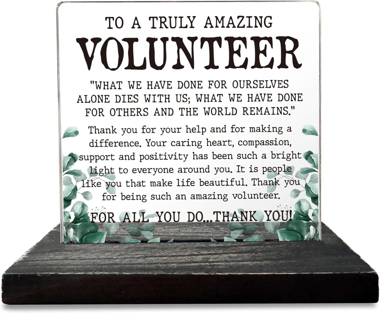 Amazon.com: Volunteer Gifts for Women, Men, Volunteer Appreciation ...