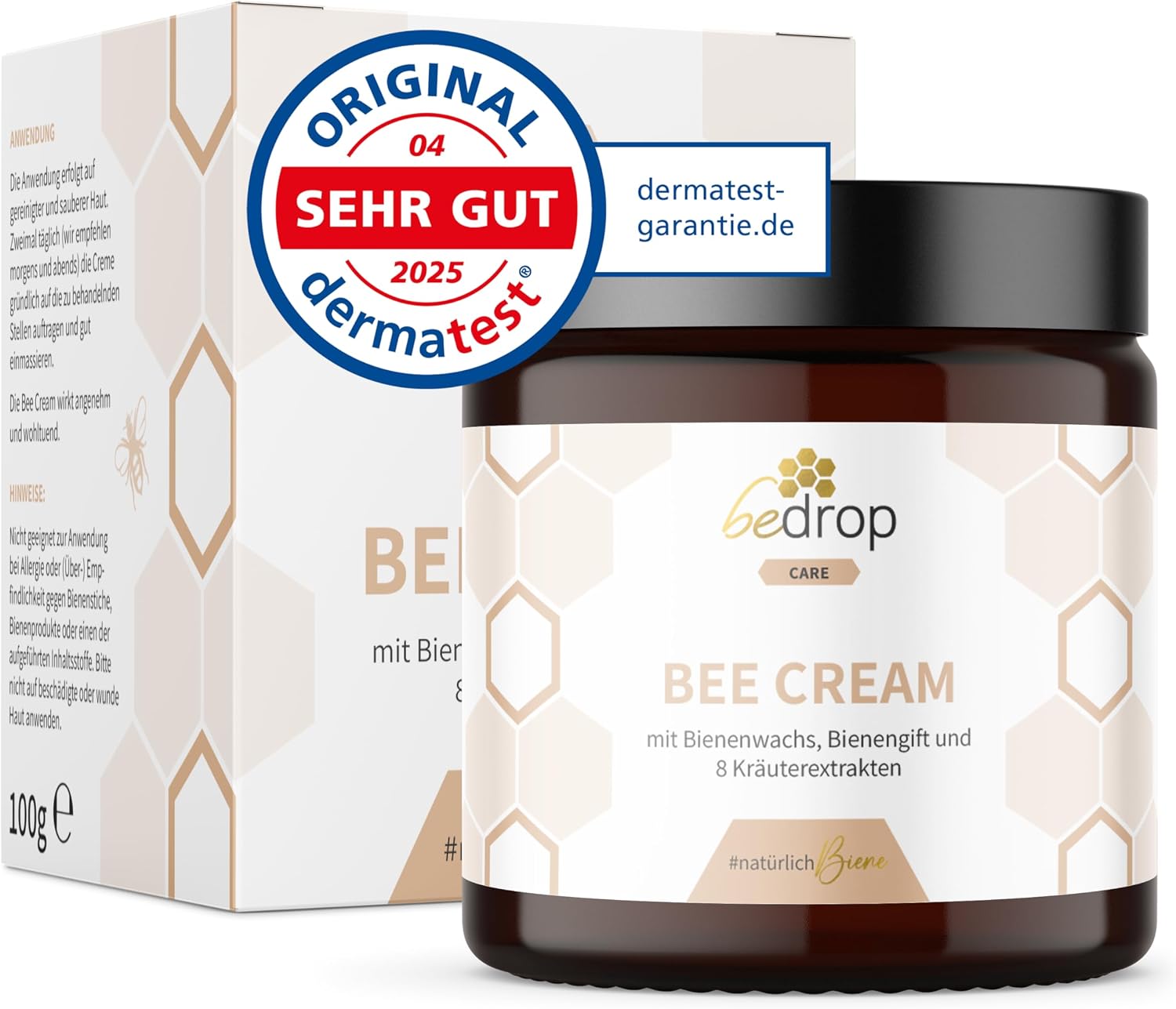Bee Cream Bienengiftsalbe Und 8 Krauterextrakten 100g