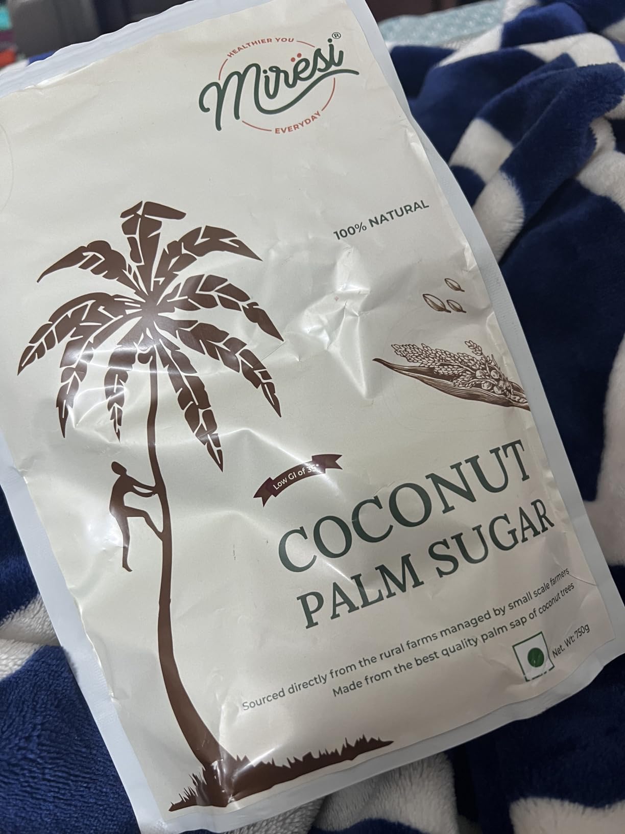 Miresi Organic Coconut Palm Sugar (350 g) | Sugar Alternative | Natural ...
