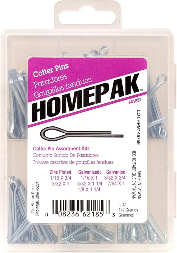 HOMEPAK 41857 Cotter Pin Kit, No Size, No Color : Amazon.ca: Tools ...