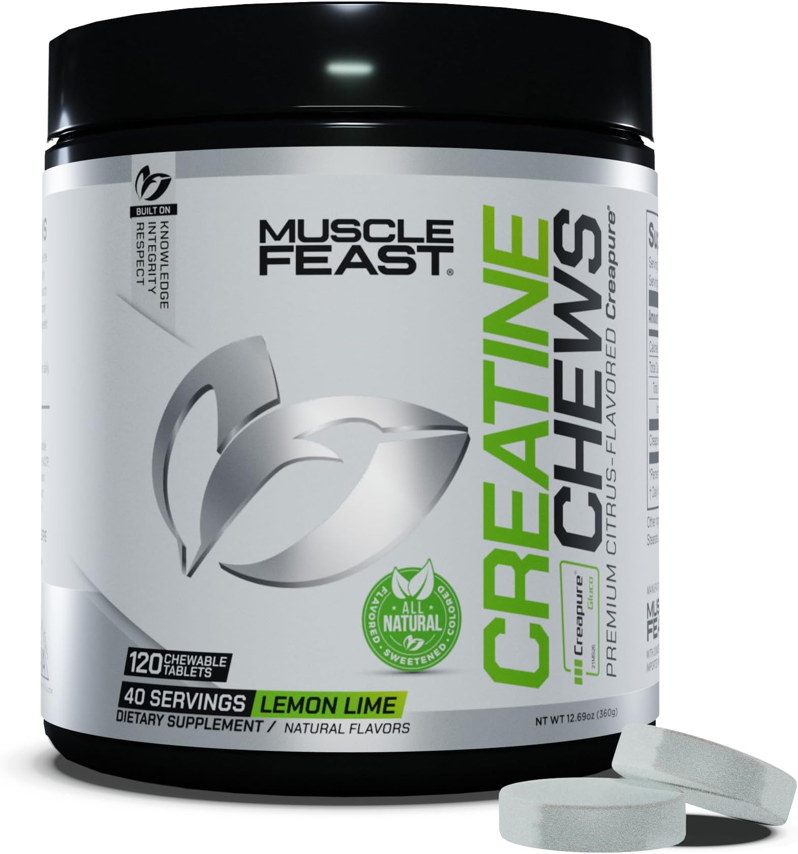 Amazon.com: Muscle Feast Vegan Creatine Monohydrate, Gluten-Free ...