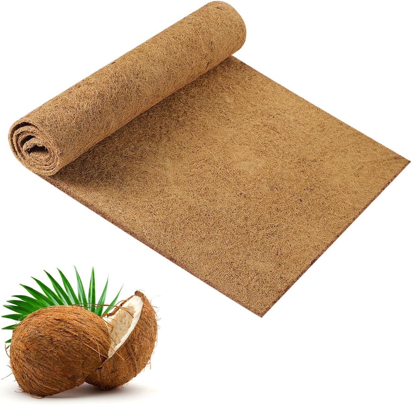 Amazon.com: Thicken Coco Liner Roll for Planters- 25 x 59 Inch Natural ...