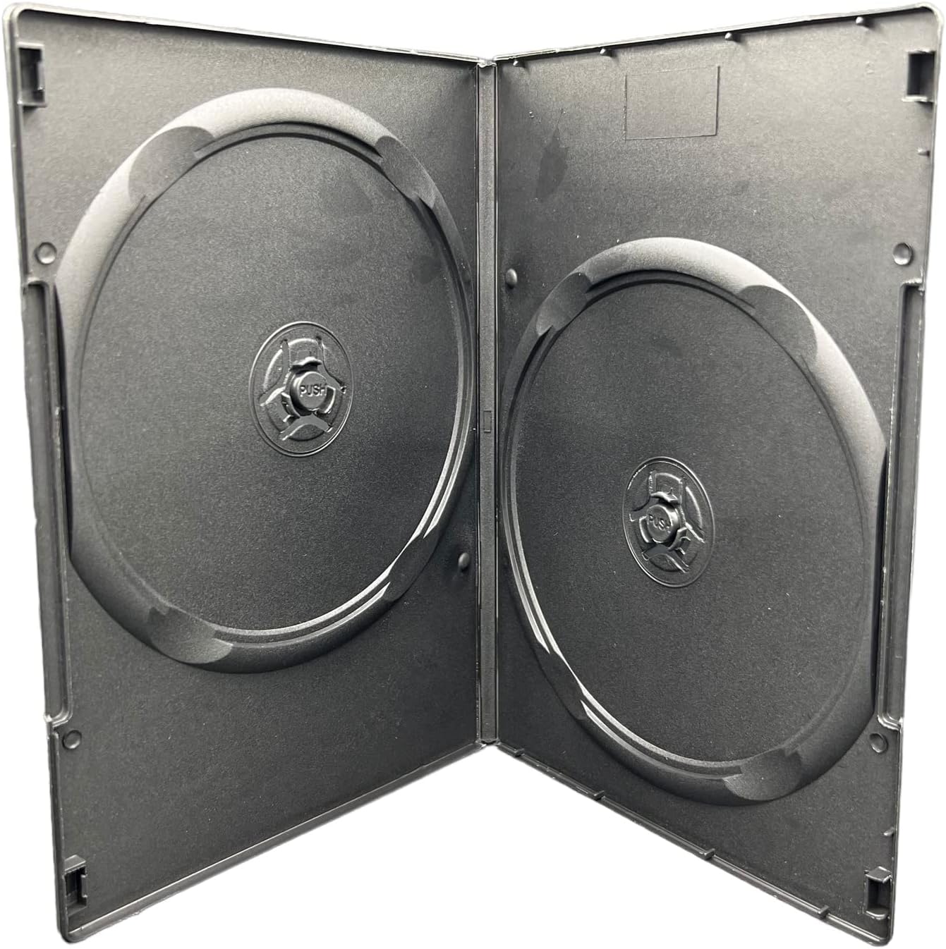 Hama Slim Double DVD/CD Cases | Pack of 10 | Space Saving | Black ...