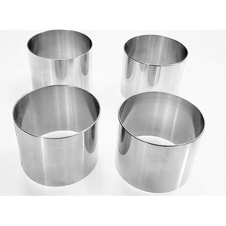 Amazon.com: Plating Forms Stainless Steel Ring Mold Sets (4 Count) (2. ...