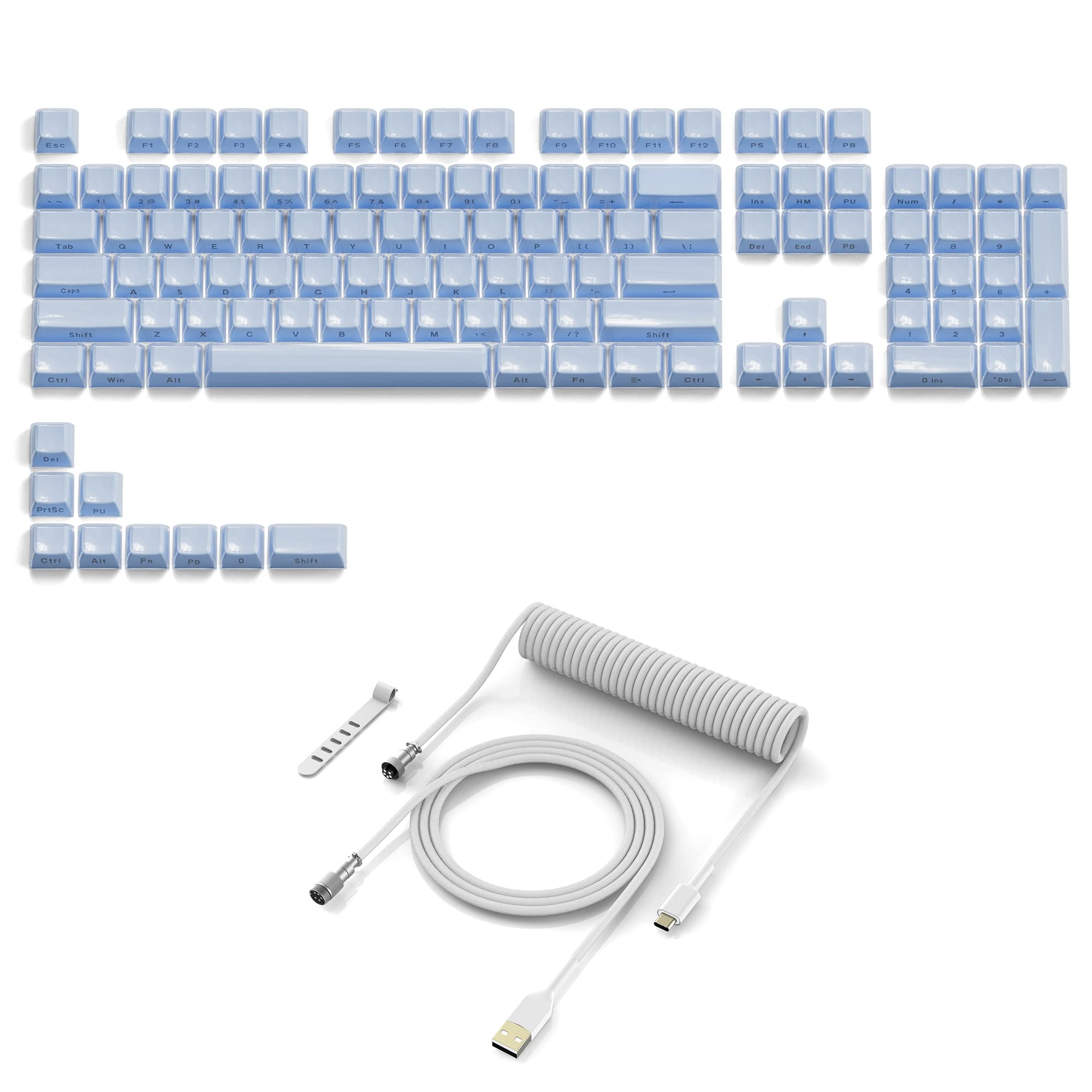 Amazon.com: XVX Keycaps 60 Percent - Crystal Jelly Keycaps, OEM Profile ...