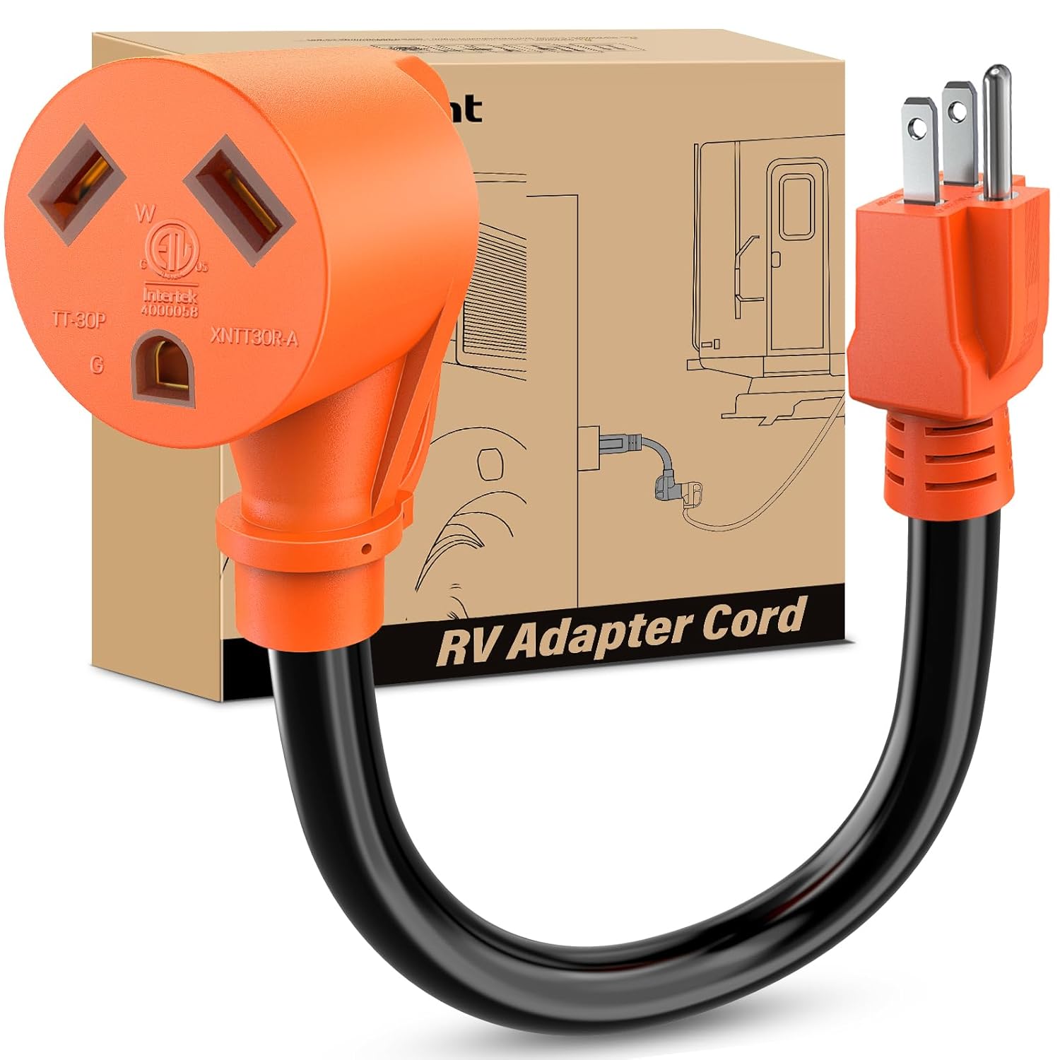 Amazon.com: Nilight RV Power Adapter Cord 15Amp to 30Amp 110V Pure ...
