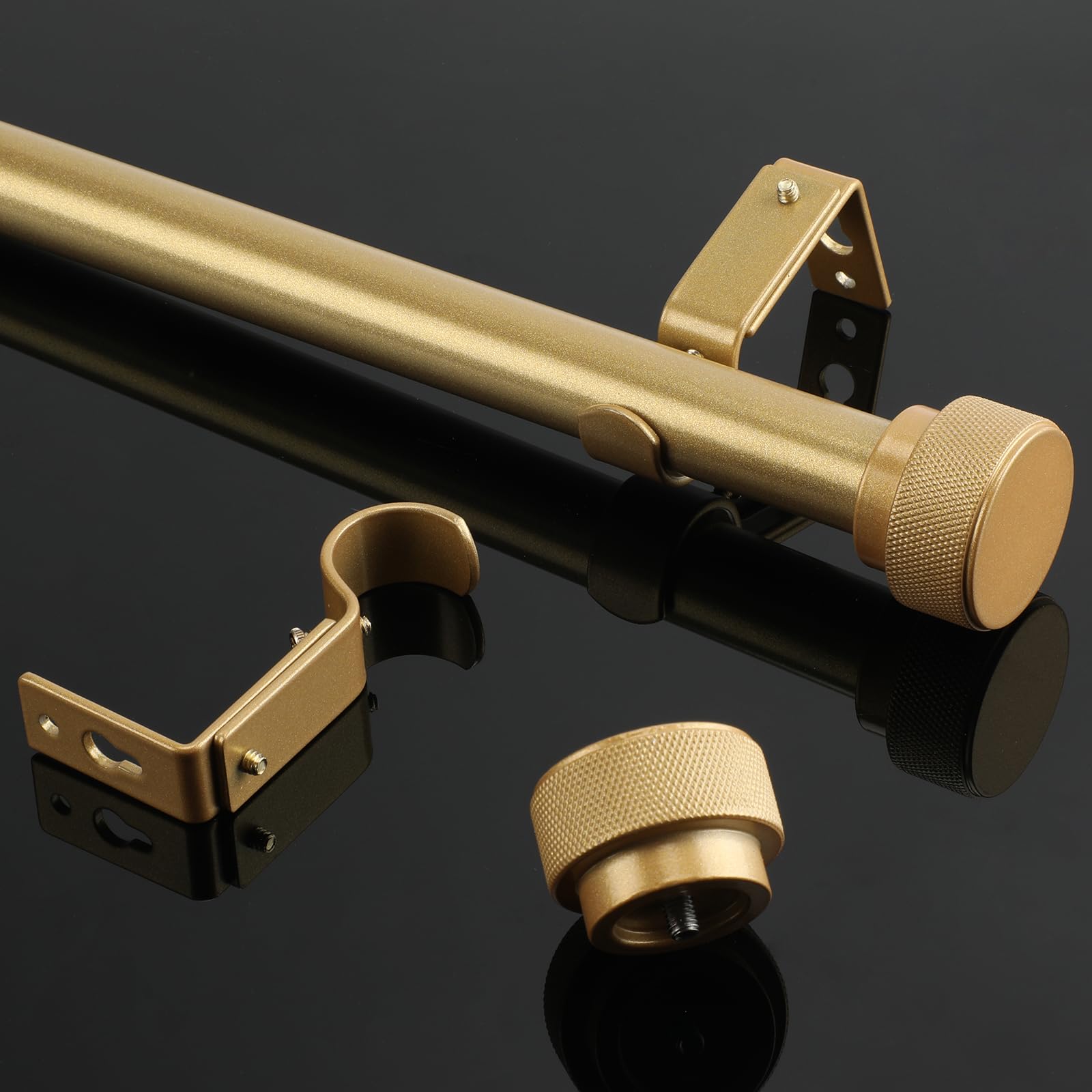 Amazon.com: KAILGMM Curtain Rods for Windows 66 to 120 Inch, 1 Inch ...