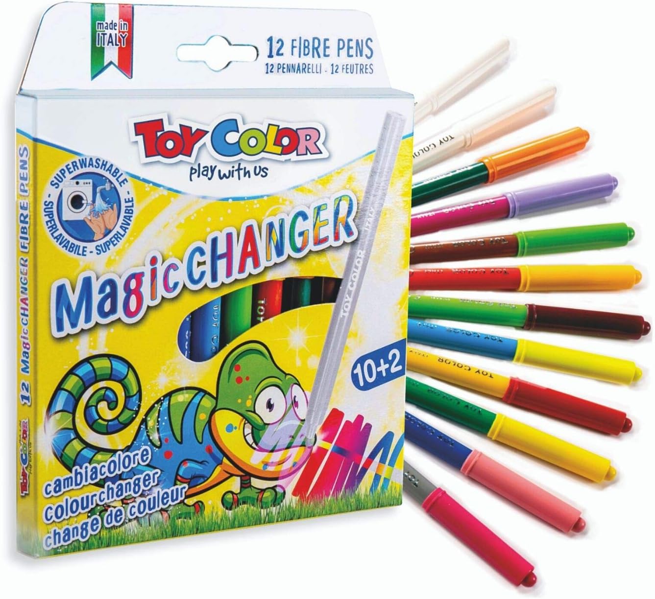 Fibracolor Colour Change Magic Pens (9+1) : Amazon.co.uk: Toys & Games