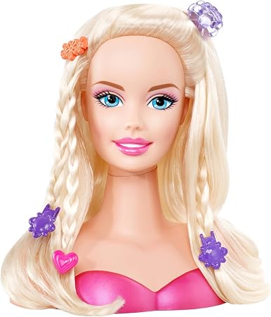 Amazon.com: Barbie Blonde Styling Head "Small" : Toys & Games