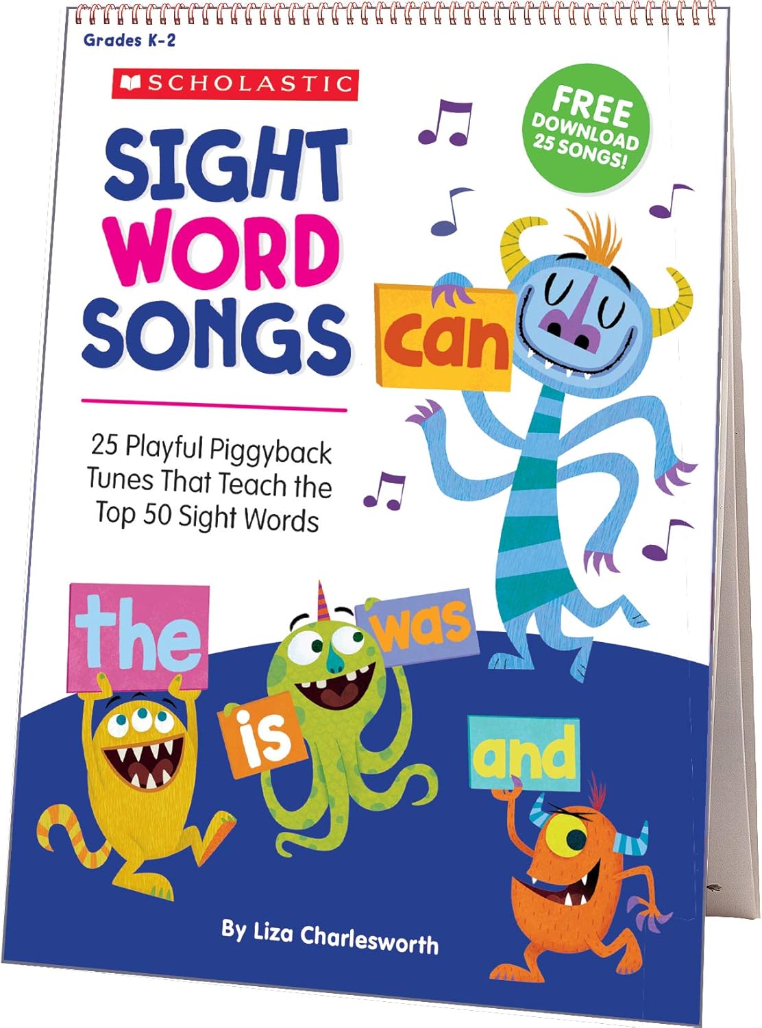 Sight Word Songs Flip Chart & CD: 25 Playful Piggyback Tunes That Teach ...