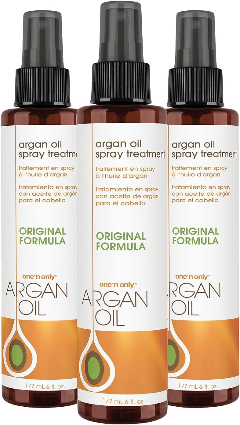 Amazon.com : One 'n Only Argan Oil Spray Treatment For Shine 6 oz (3 ...