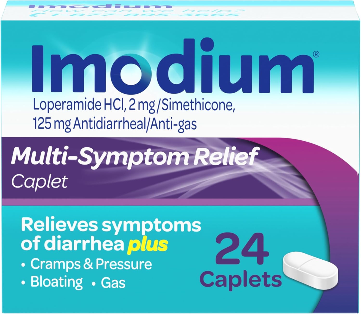 Comprimidos de Imodium para aliviar los síntomas múltiples con ...