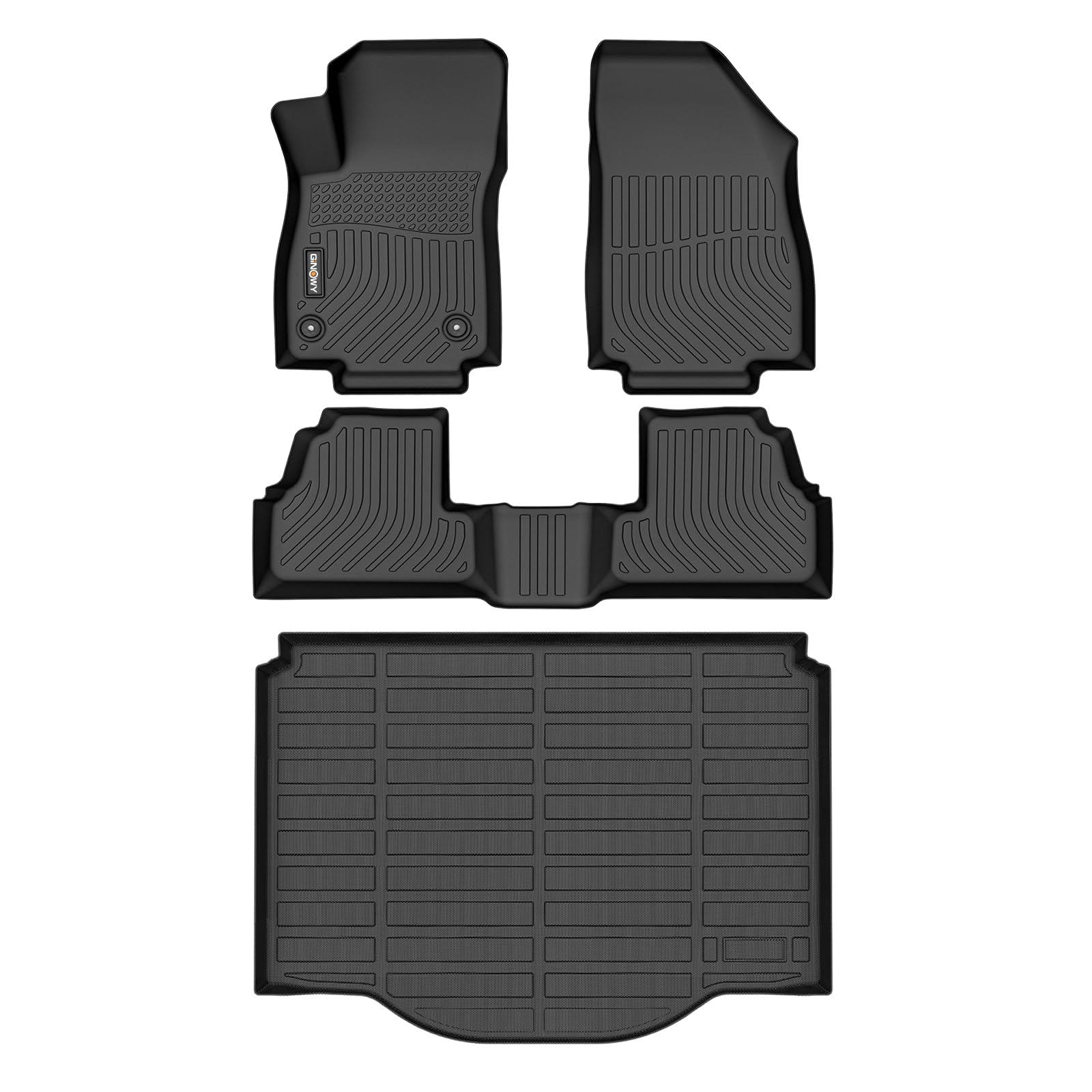 Amazon.com: GINOWY-Floor Mats Cargo Liner Set for Chevy Trax 2014-2023 ...