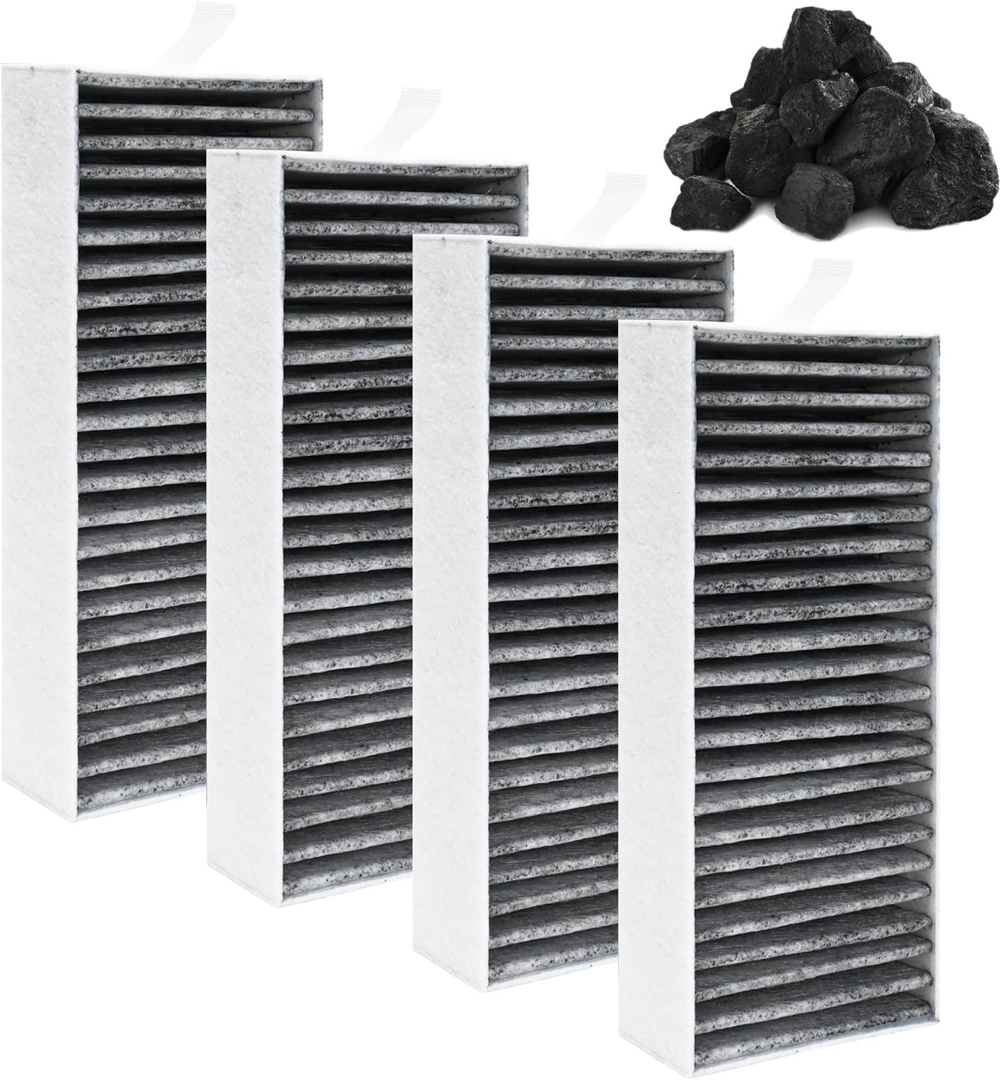 FilterBase® Aktivkohlefilter 4er Set - passend für 9001421821 ...