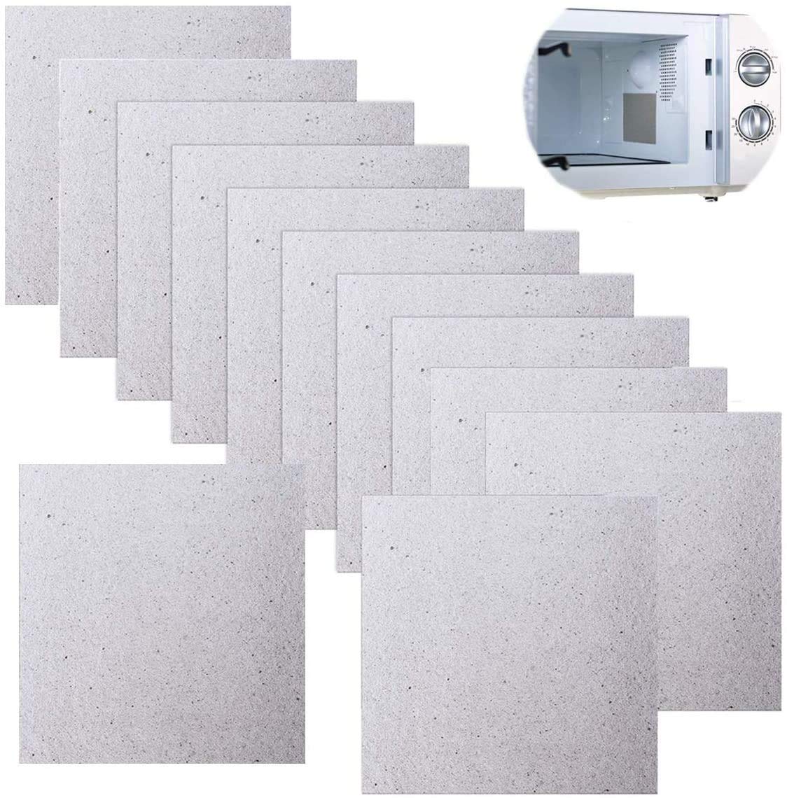 Buy 12 PCS Microwave Mica Sheet Heat Resisting Microwave Waveguide ...