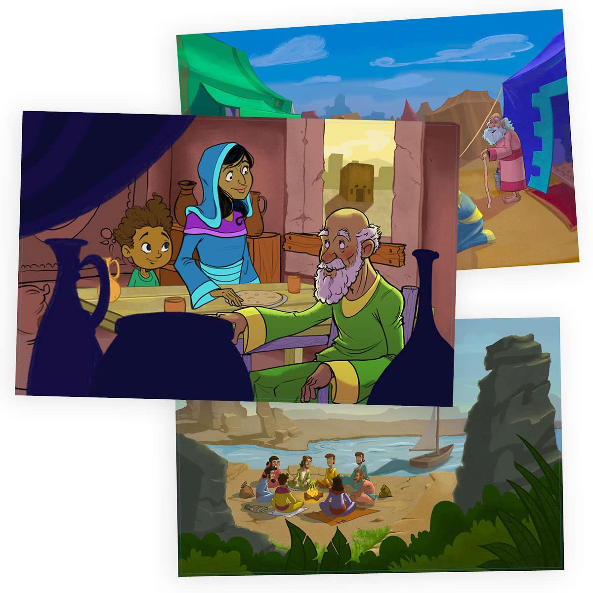 Amazon.com: Vacation Bible School Food Truck Party Bible Story Poster ...