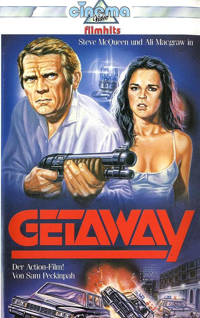 Getaway [VHS] : McQueen, Steve, MacGraw, Ali, Johnson, Ben, Peckinpah ...