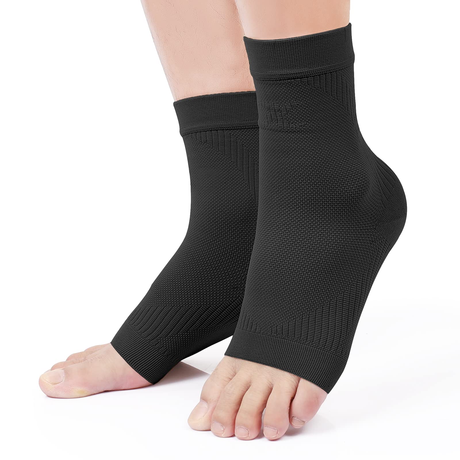 Amazon.com: KEKING Ankle Compression Sleeve - 20-30mmhg Open Toe ...