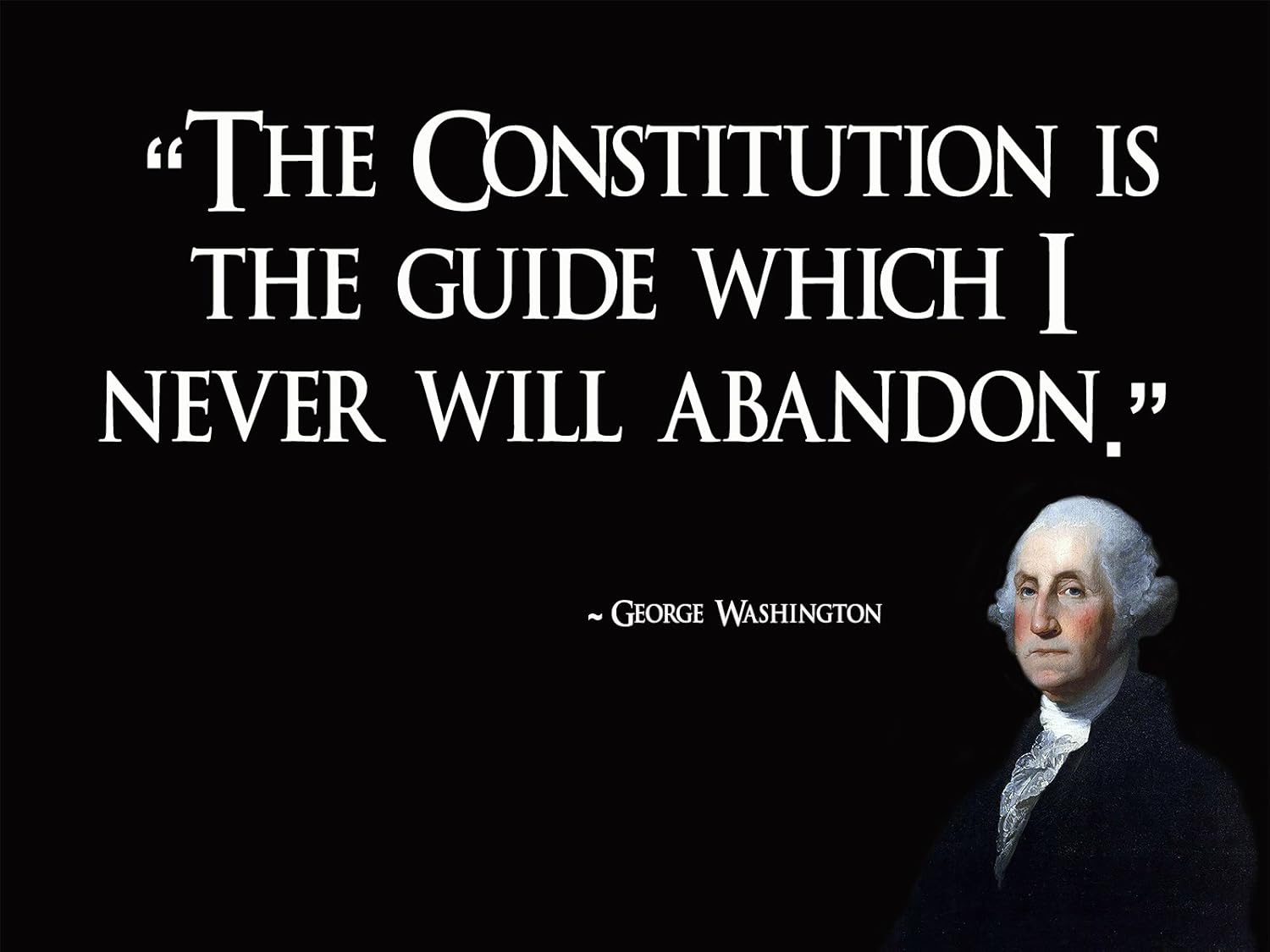 Amazon.com: George Washington Poster George Washington Quote ...