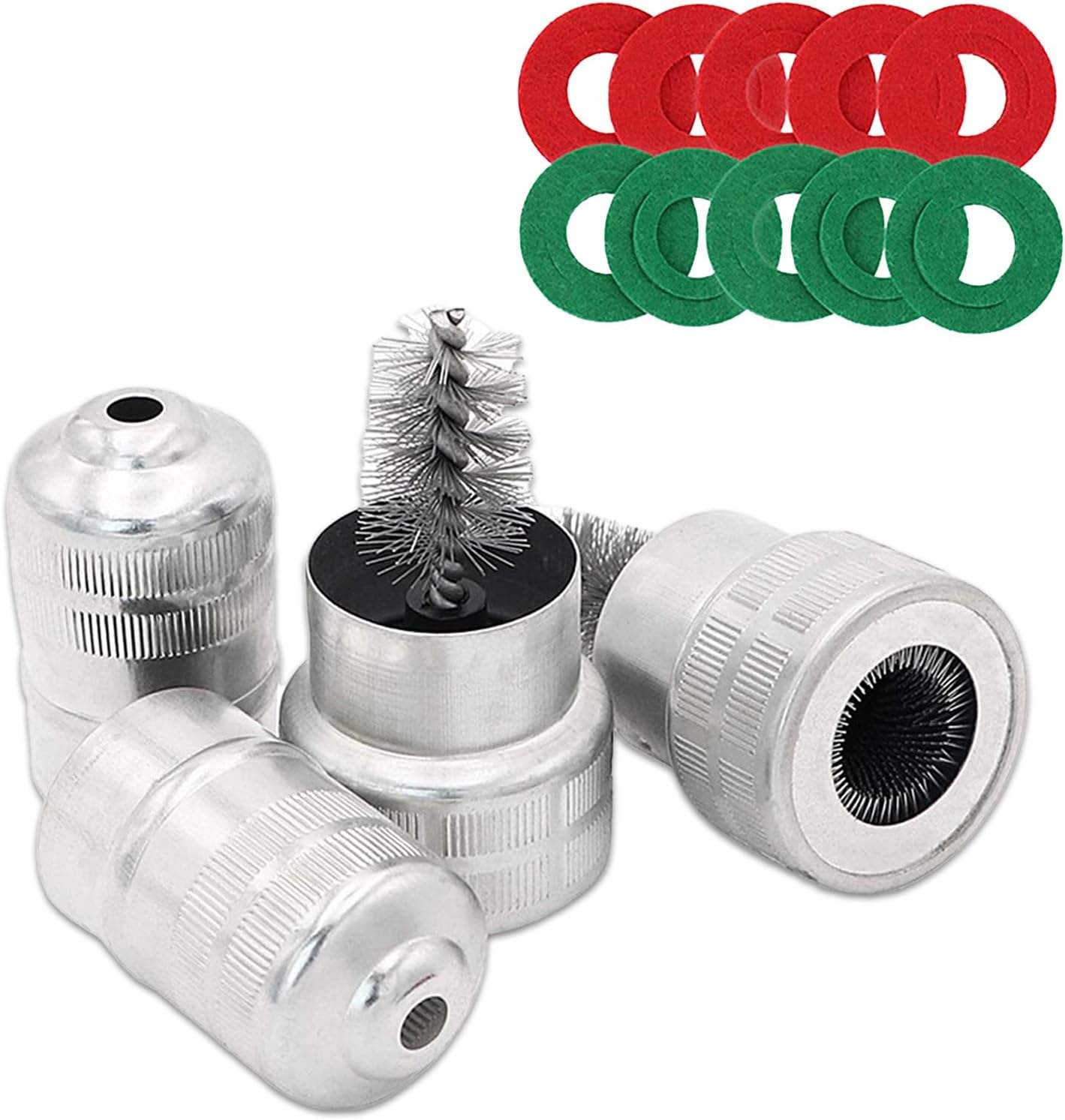 Amazon.com: 2 Pcs Battery Terminal Cleaning Brush and 10 Pcs Battery ...