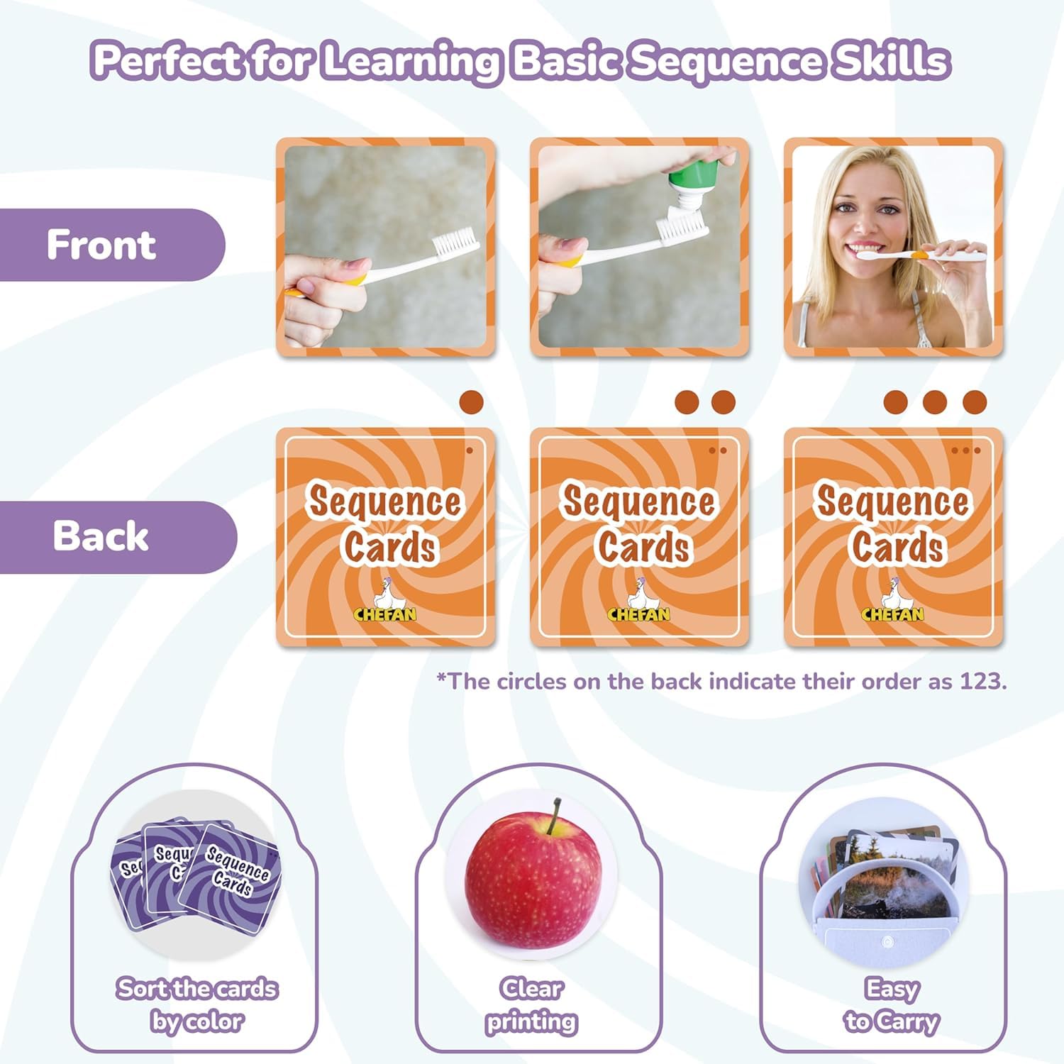 Snapklik.com : Sequencing Cards, Sequence Game For Kids, Daily Routine ...