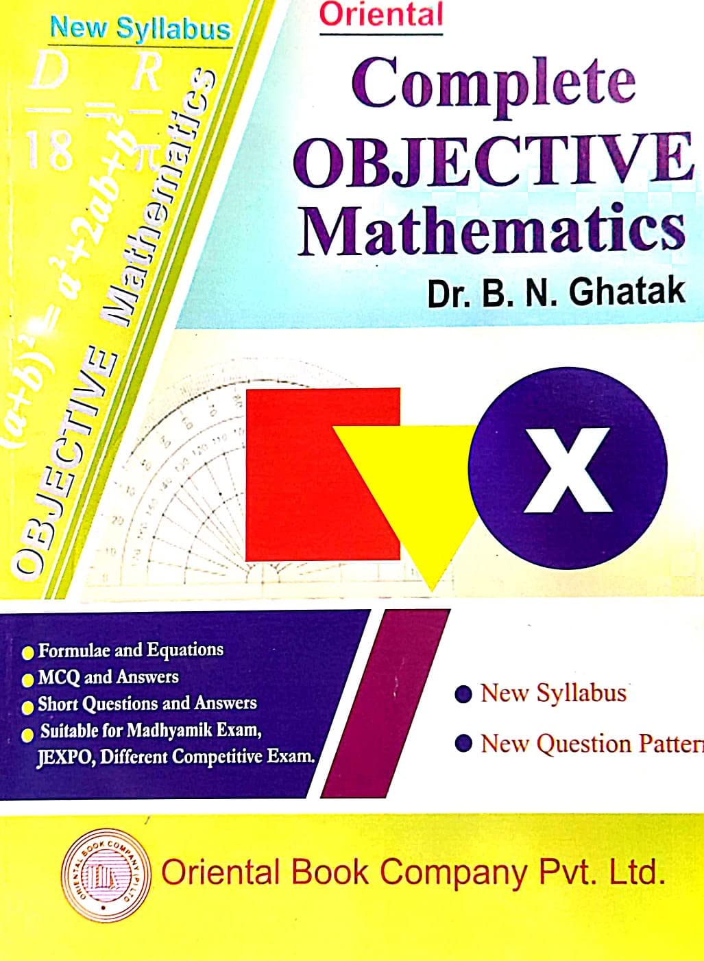 Complete Objective Mathemetics Class-X (English Version) : Dr.B . N ...