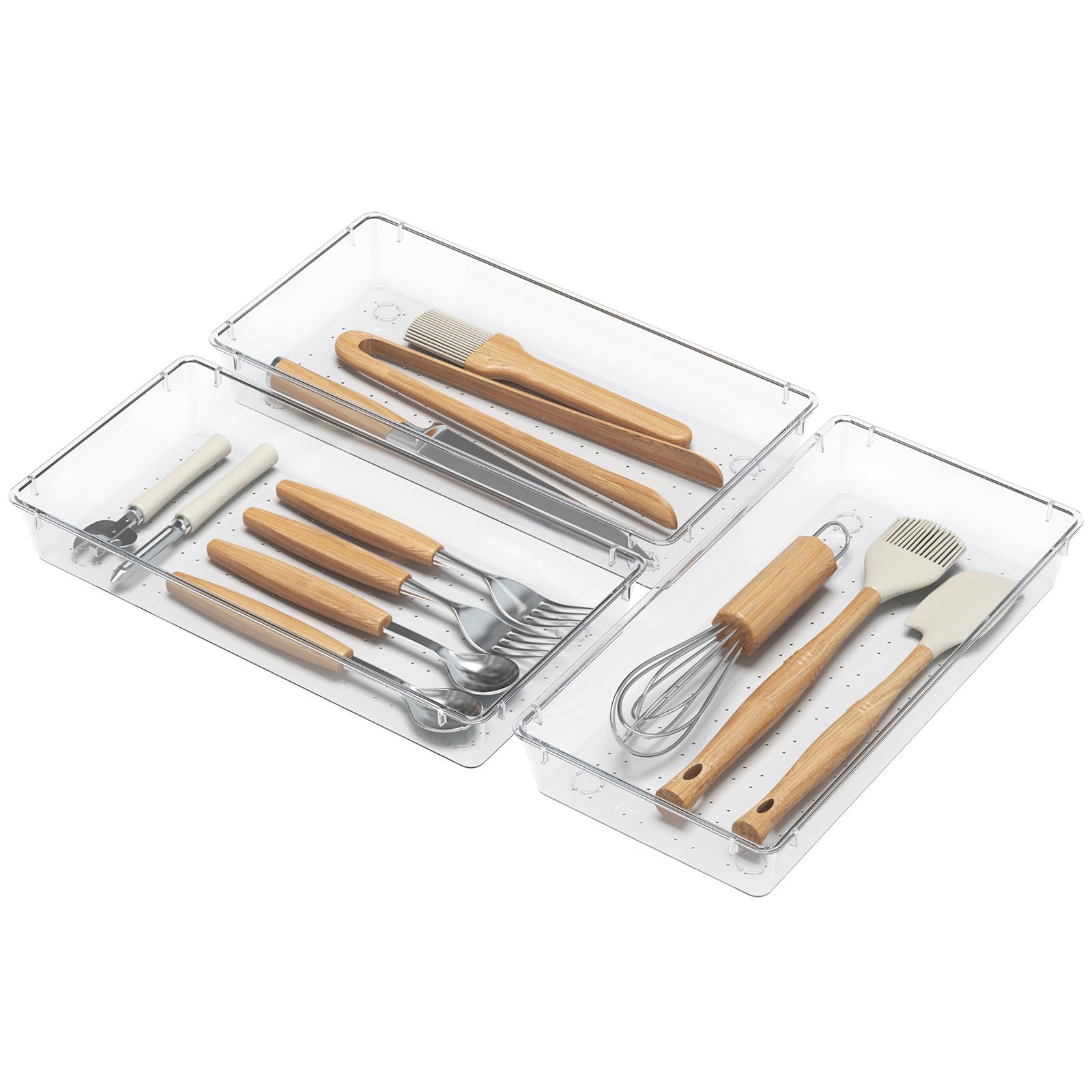 Amazon.com - Lifewit Utensil Organizer for Kitchen Drawers, Expandable ...
