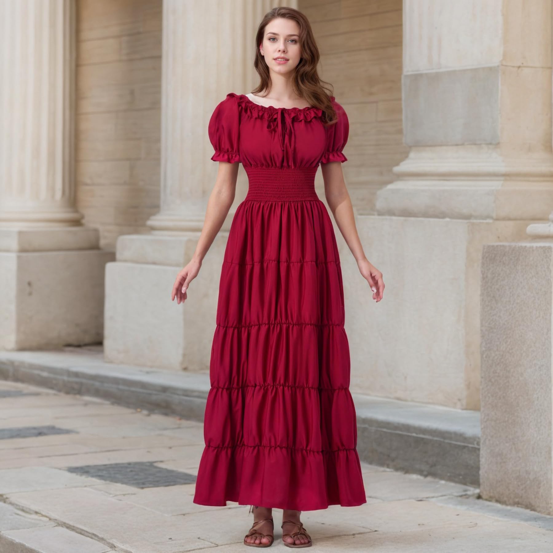 Snapklik.com : Women Renaissance Dress Pirate Peasant Wench Irish ...
