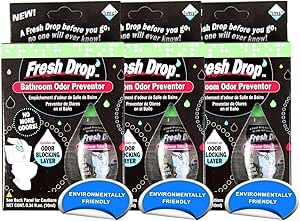Cleanlogic Fresh Drop Bathroom Odor Preventor 1 ea (Pack of 3) : Buy ...