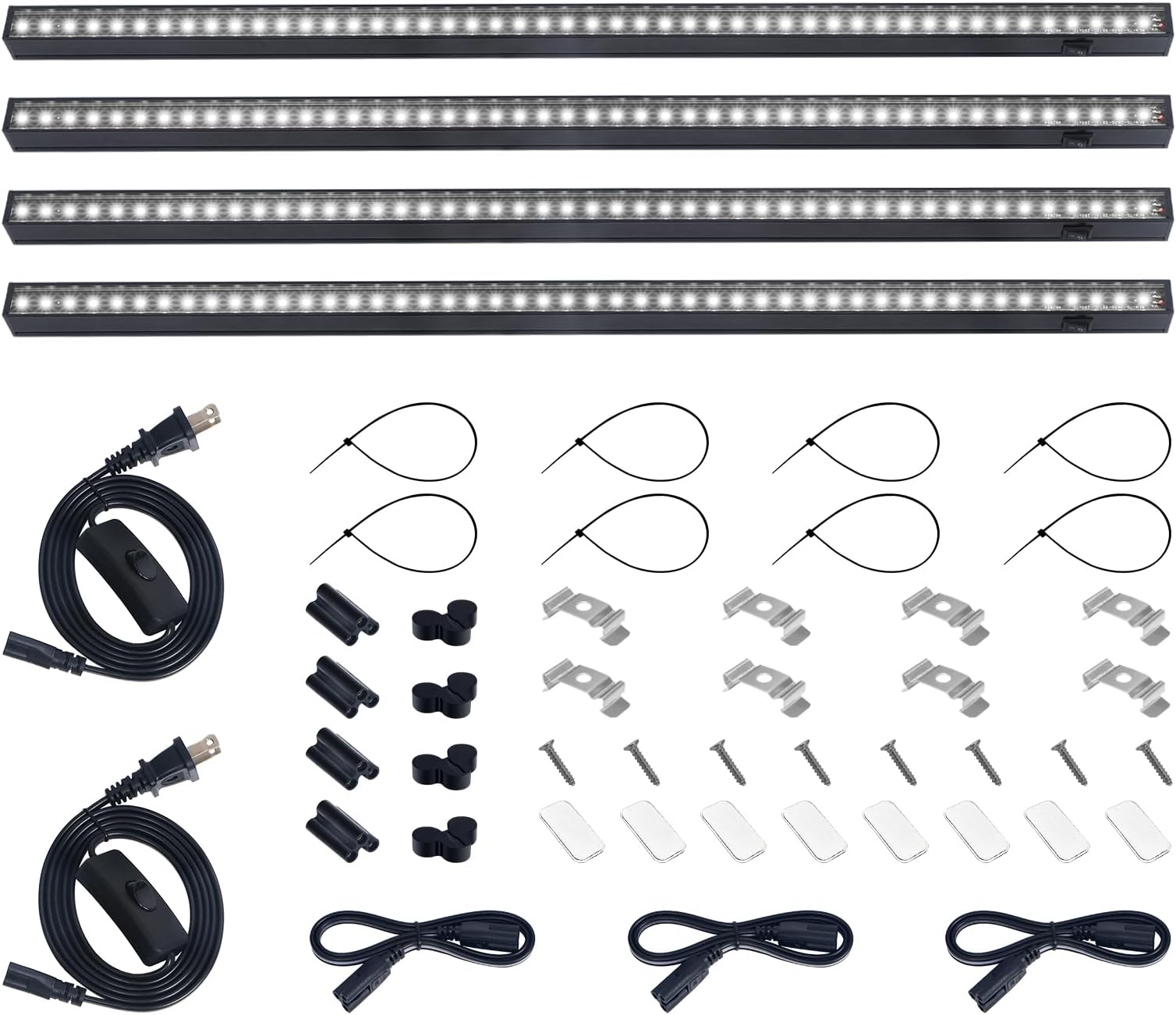 Magnetic Light Clips for T5 LED Lights - Fits Barrina T5 Grow Lights ...