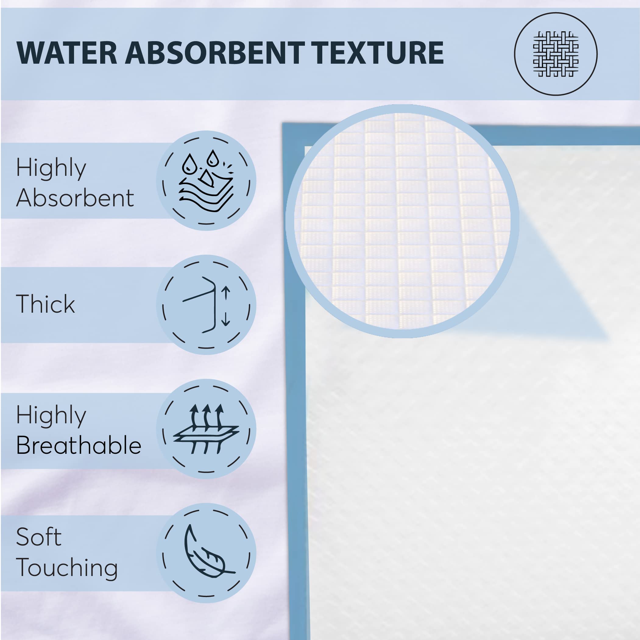 Buy 30 x Incontinence Bed Pads 60x60 cm | Incontinence Bed Sheets ...