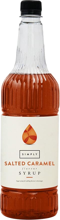 Simply Salted Caramel Syrup, Vegan & Nut Free Flavoured Syrup for ...