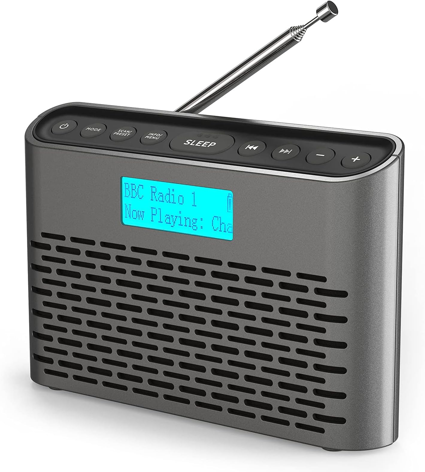 DAB Radio Portable, DAB Plus FM Small Radio, Digital Radio Mains ...