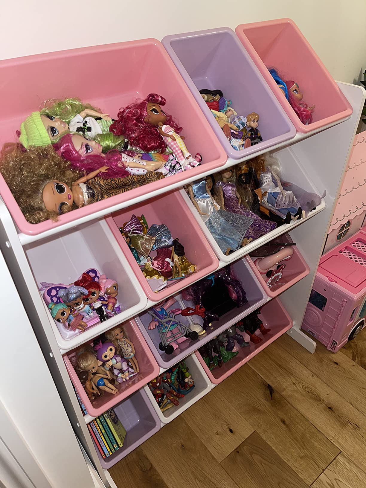KidKraft Primary Sort It and Store It Toy Organiser, Kids' Storage Unit ...