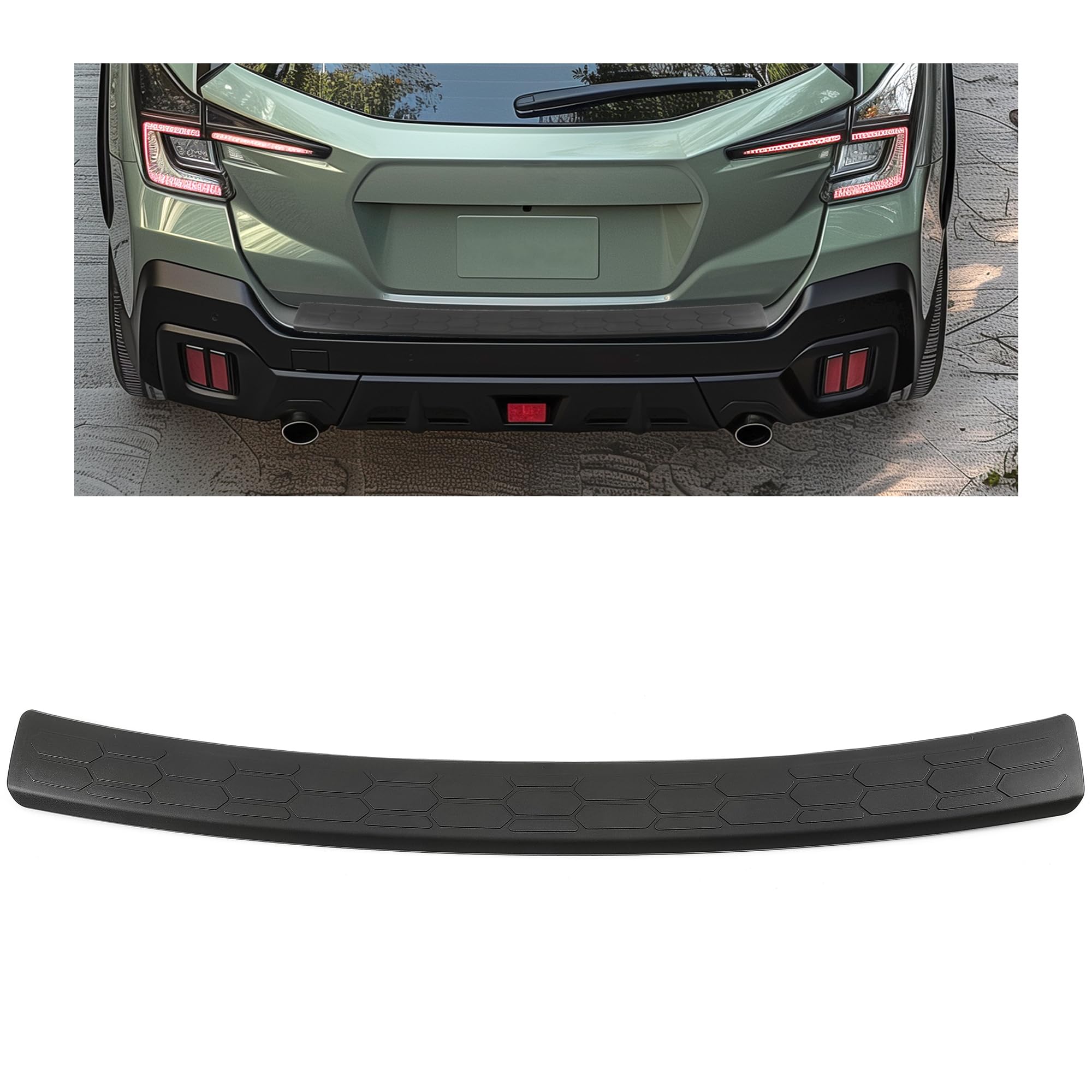 Amazon.com: KUAFU Rear Bumper Cover Protector Guard Compatible with ...