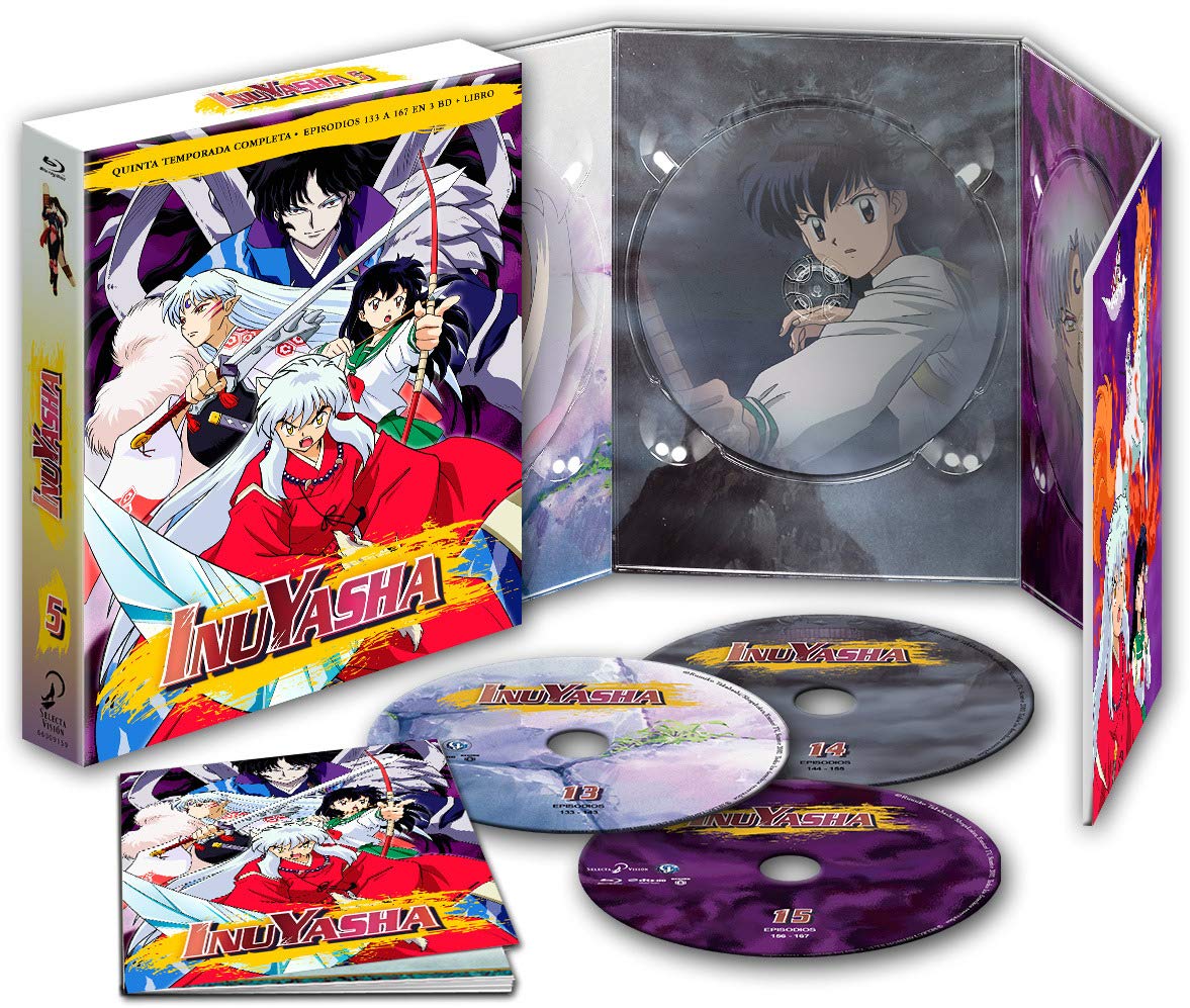 Inuyasha Box 5 Episodios 133 A 167 Blu-Ray [Blu-ray]: Amazon.es ...