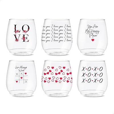 Amazon.com | Friends TV Show Iconic Quotes Stemless Wine Glasses, Set ...