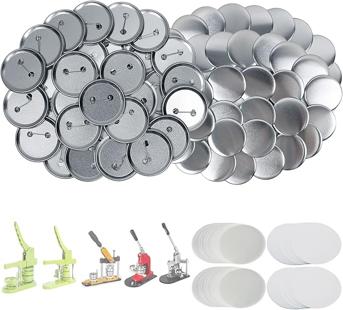 Amazon.com: Mostme 200 Sets 2.25 inch Button Maker Supplies, 58mm ...