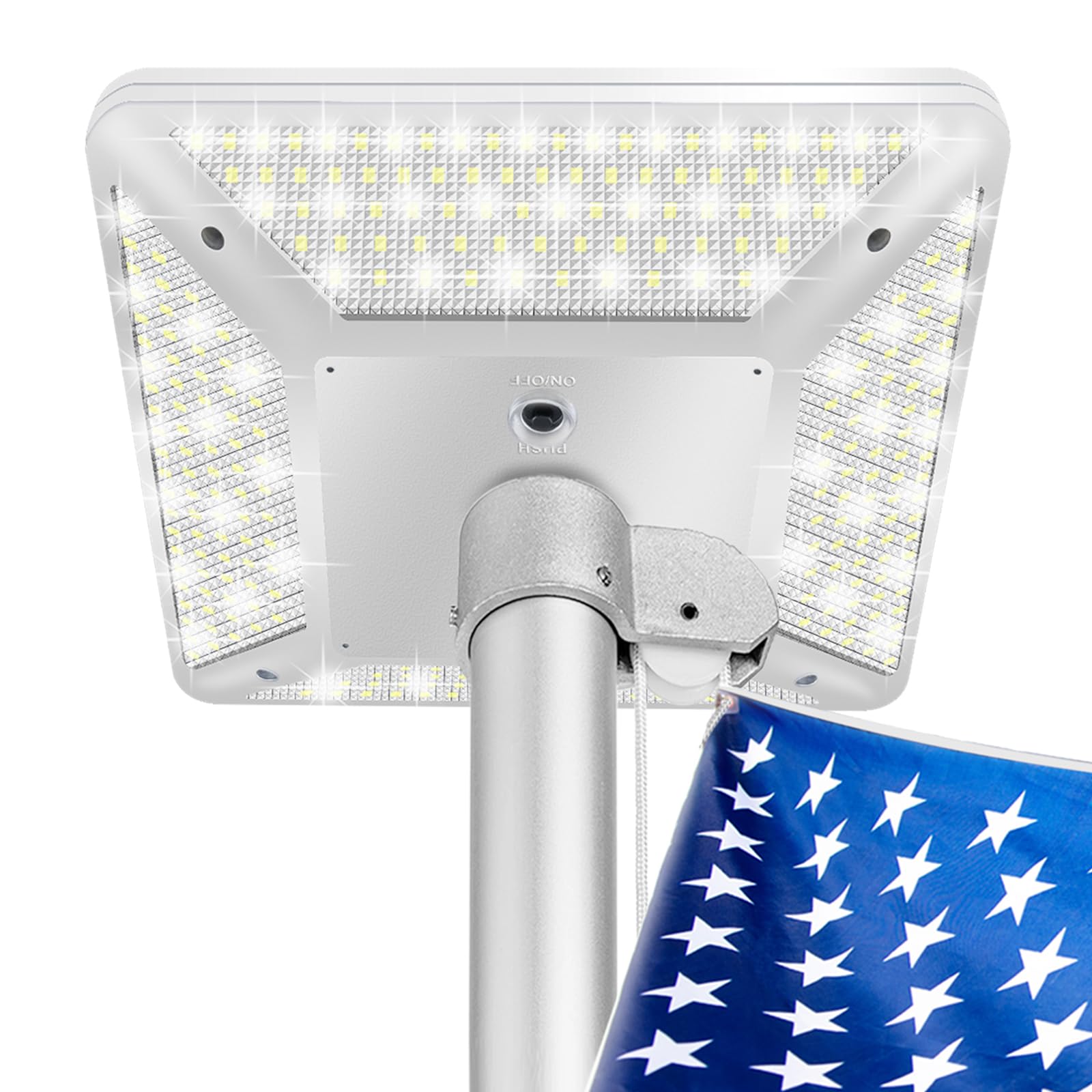 Patriot Lighting Solar Flag Lights Flagpole Lights – Premium LED
