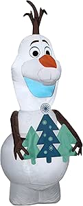 Inflatable Olaf with Christmas Tree, 4-Ft. -118281 : Amazon.ca: Home