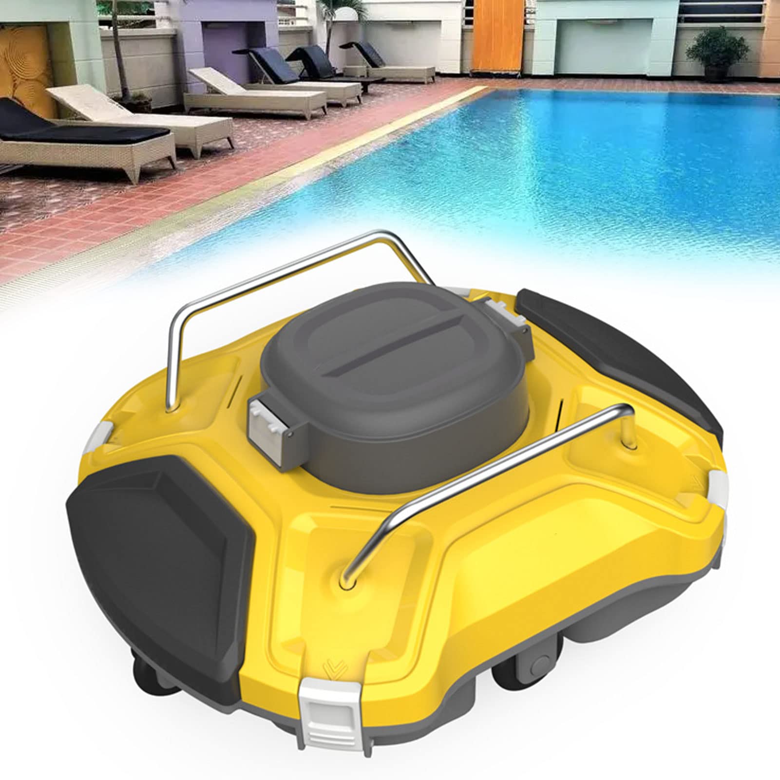 BRAAZI Fully automatic swimming pool cleaning robot, Underwater ...