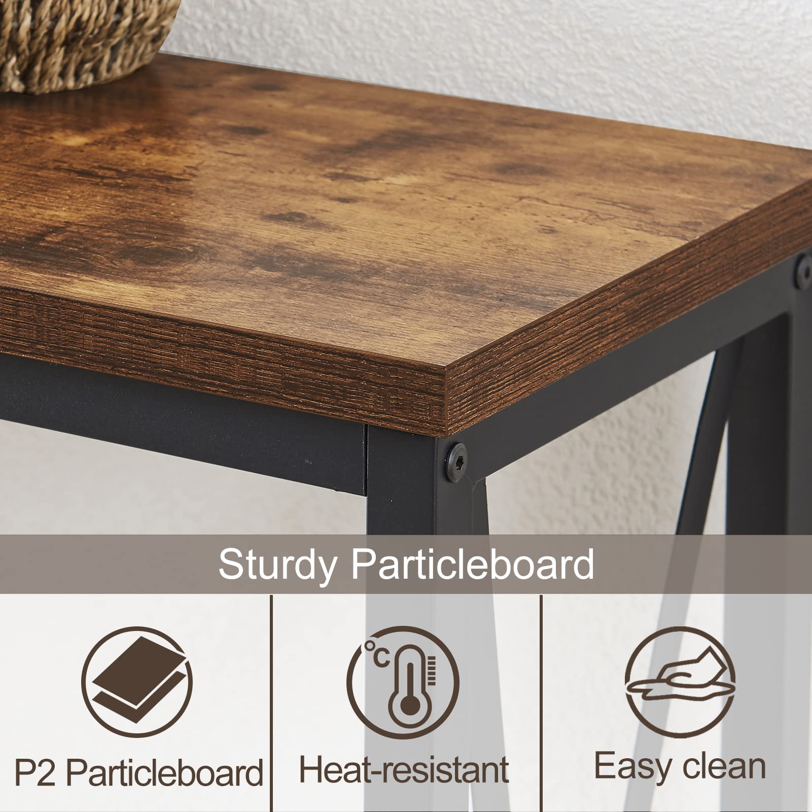 Snapklik.com : SUPERJARE 70 Inch Console Table