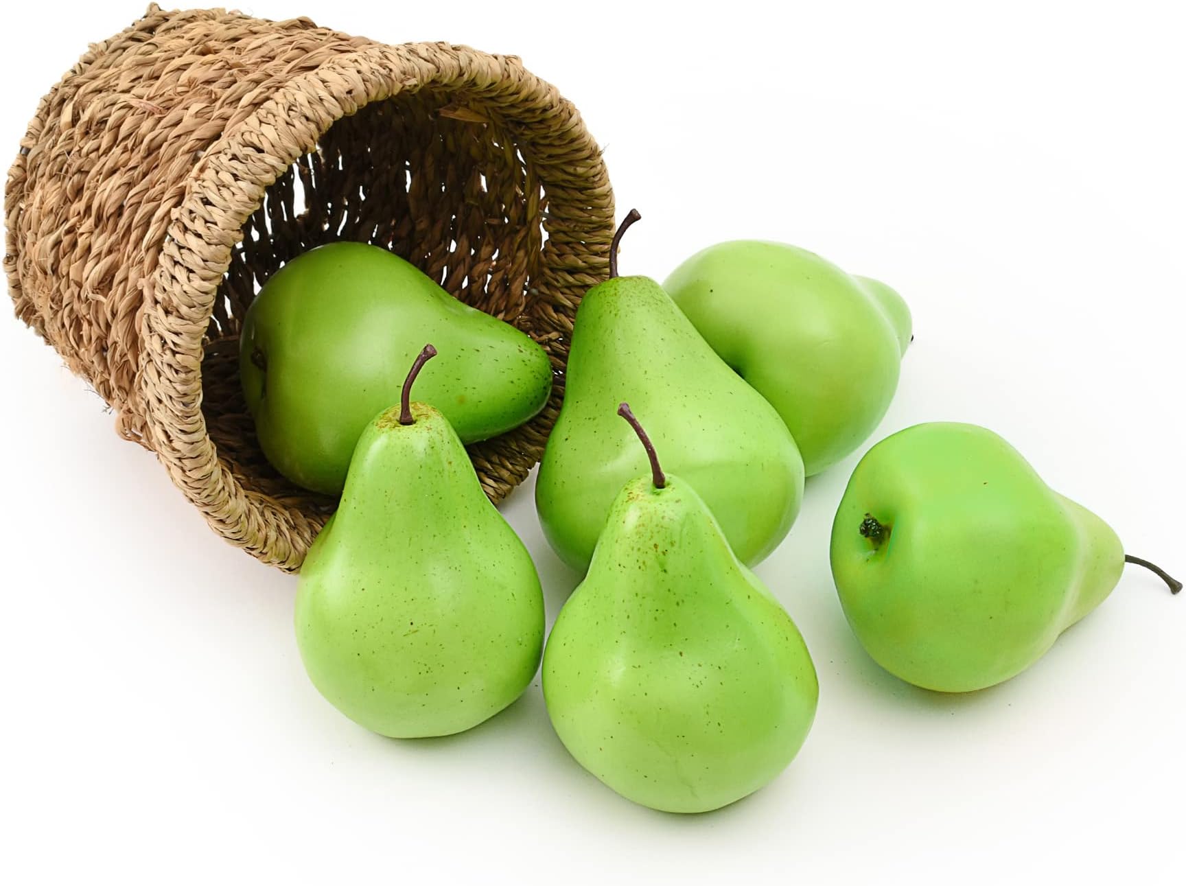 Amazon.com: Vickerman 90MM Artificial Green and Yellow Pear - Faux ...