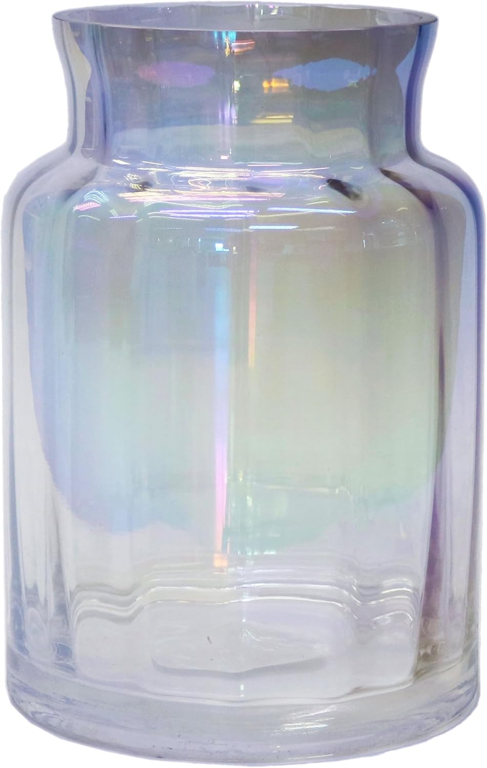 Amazon.com: SEDLAV- 7.9" Iridescent Glass Vase Container: Captivating ...