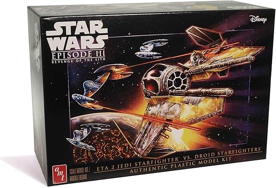 Amazon.com: AMT Star Wars Model Kit (The Phantom Menace Jedi ...