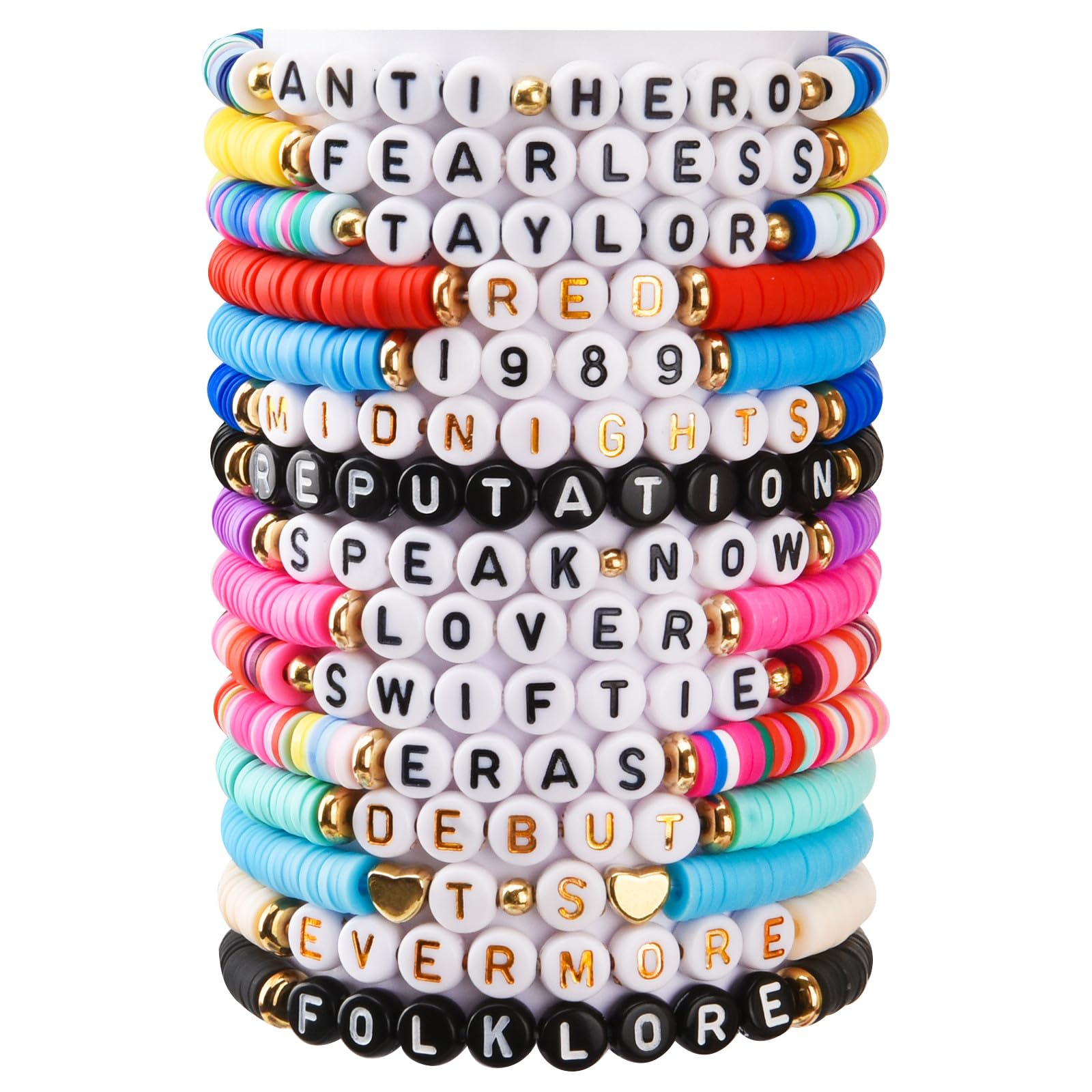 15 Pcs TS Friendship Bracelets, Singer Music Inspired Album Bracelets ...