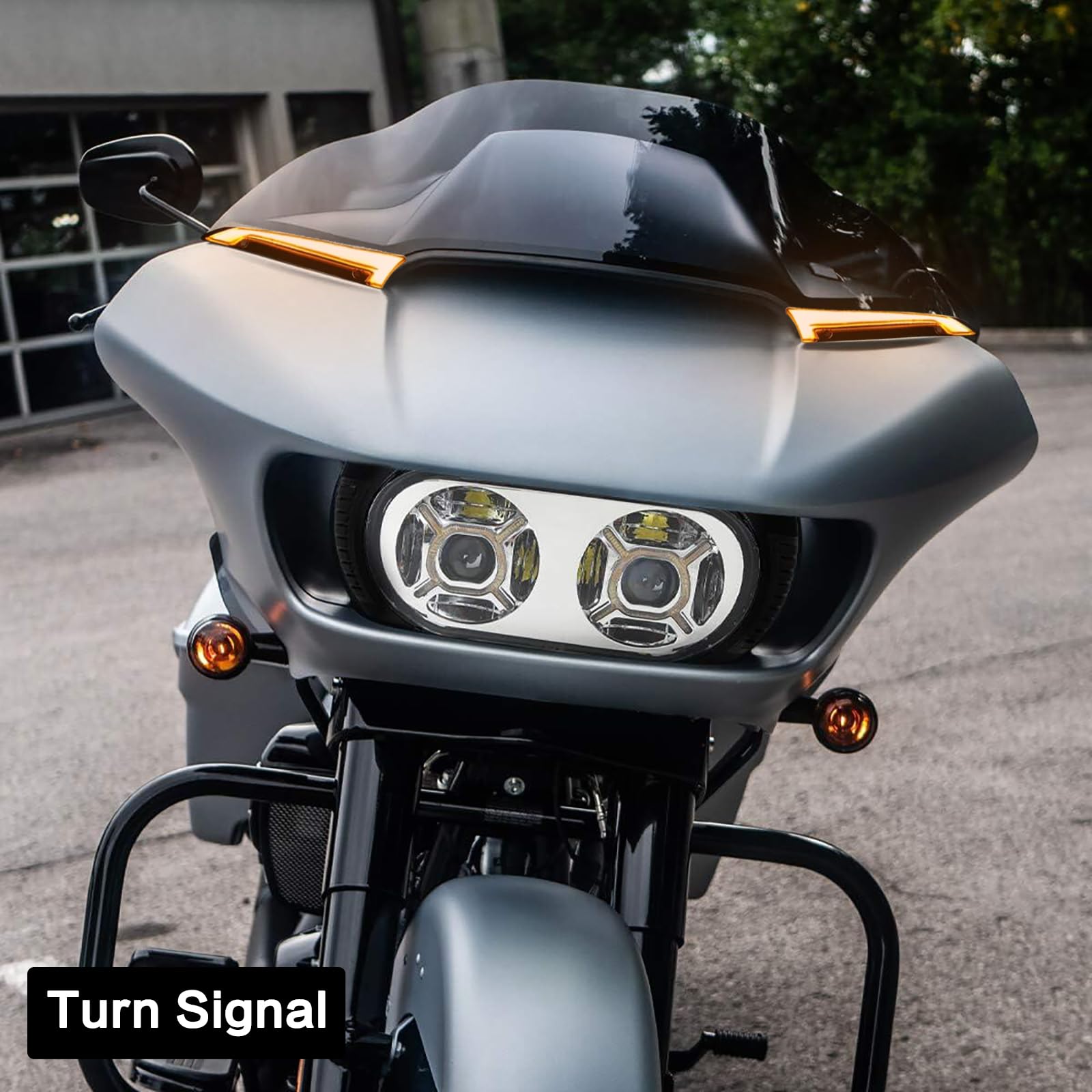 Lighted Motorcycle Windshields
