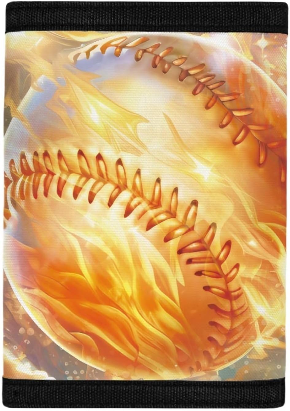 Amazon.com: COEQINE Baseball Wallet for Boys 14-16 Age, Gold 3D ...