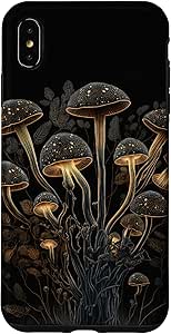 Amazon.com: iPhone XS Max Dark Academia Cottagecore Aesthetic Magical Mushroom Fungi Case : Cell ...